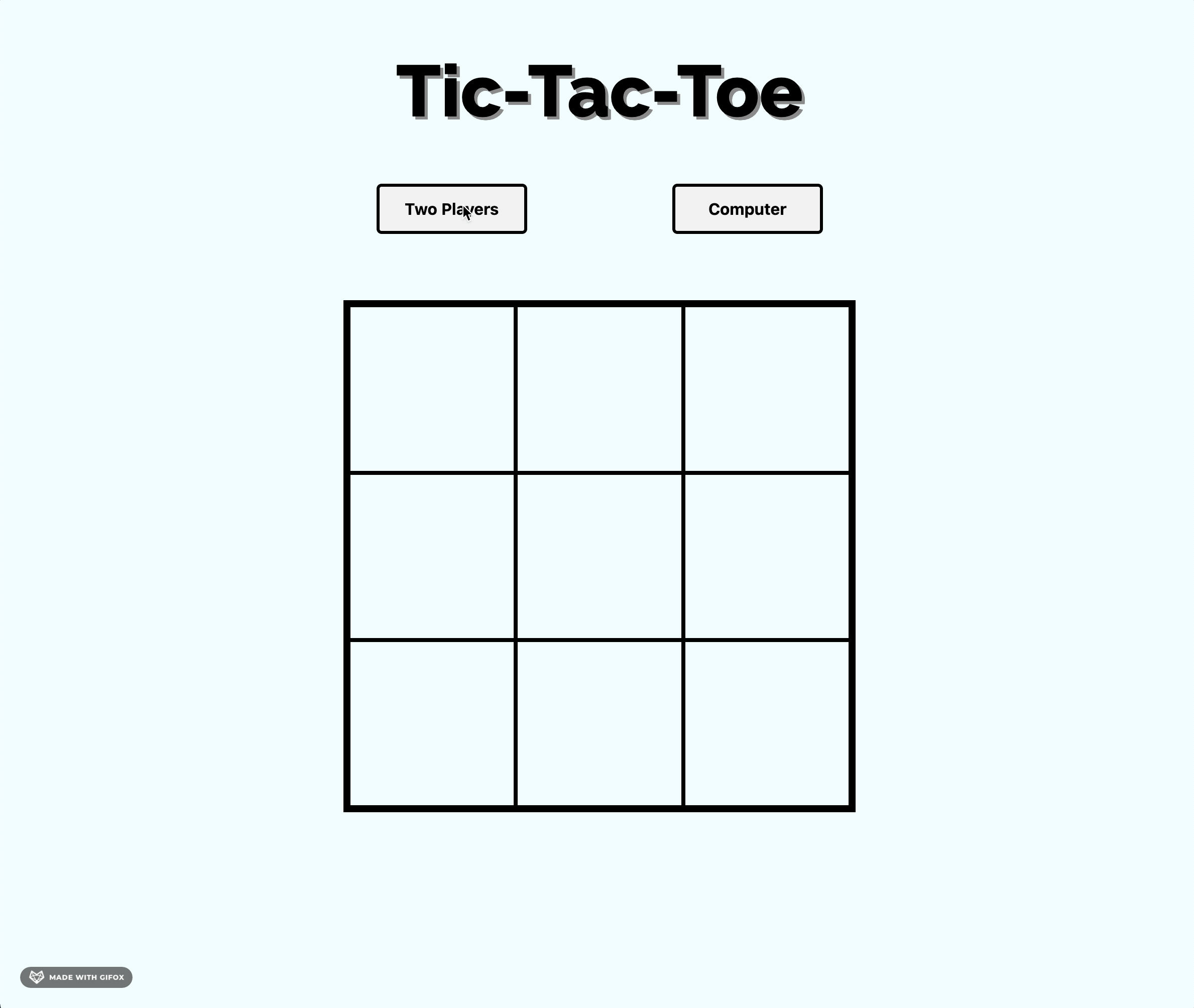 Tic Tac Toe MiniMax Tic Tac Toe Implemented In A HTML CSS 